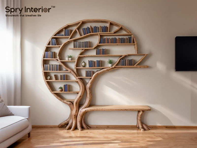 Corner Tree Bookshelf in Sacramento - A Gift That Adds Character to Yo