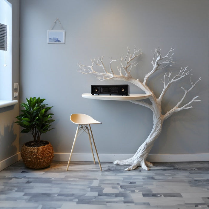 Handmade Wild Mulberry Wood Tree Shelf For Elegant Living Rooms SINLTB