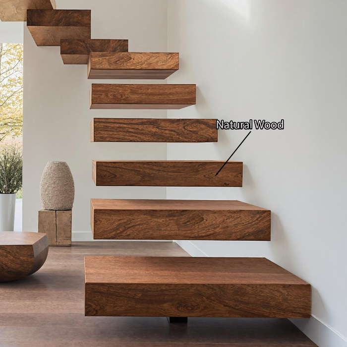 Rustic Live Edge Stairs For Living Room SILDTFLS011