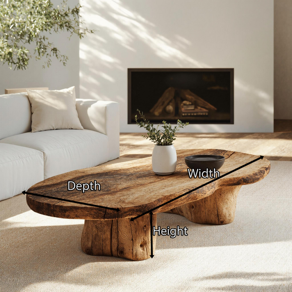 Vintage Style Wooden Coffee Table For Cozy Spaces SILDTCF090